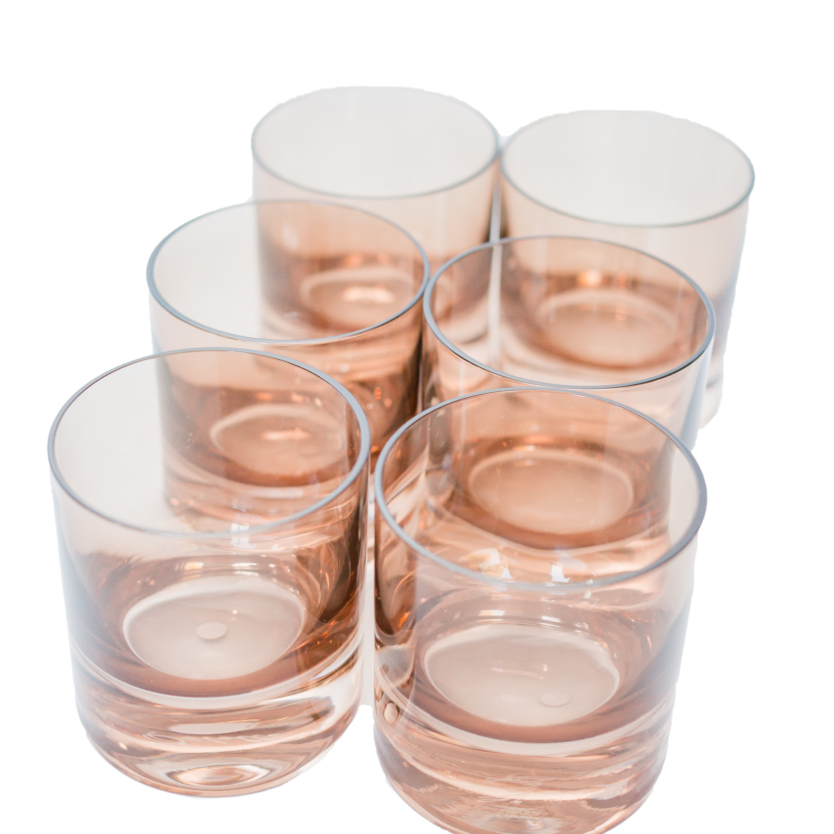 Colored Rocks Glass - Jade