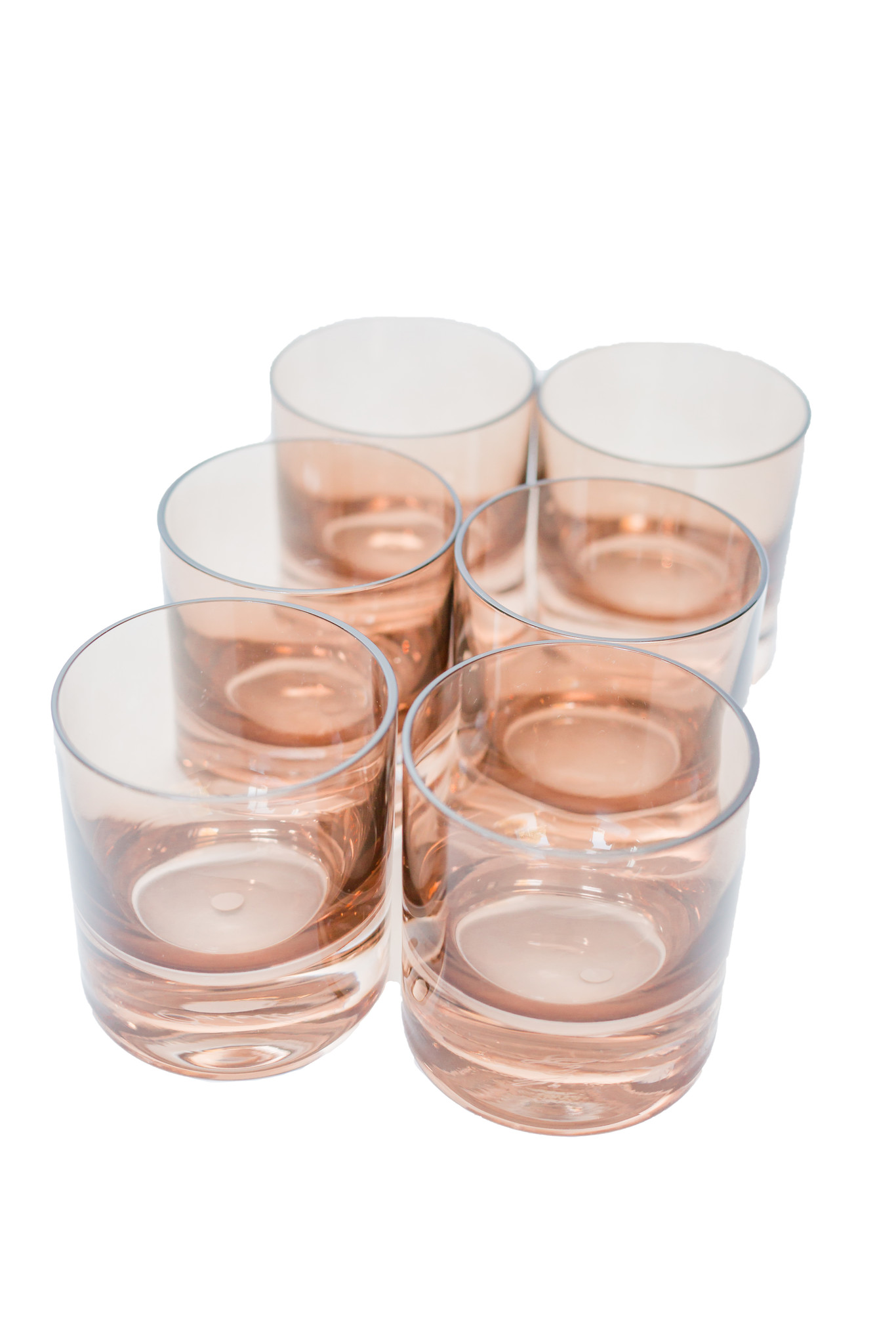 Colored Rocks Glass - Jade