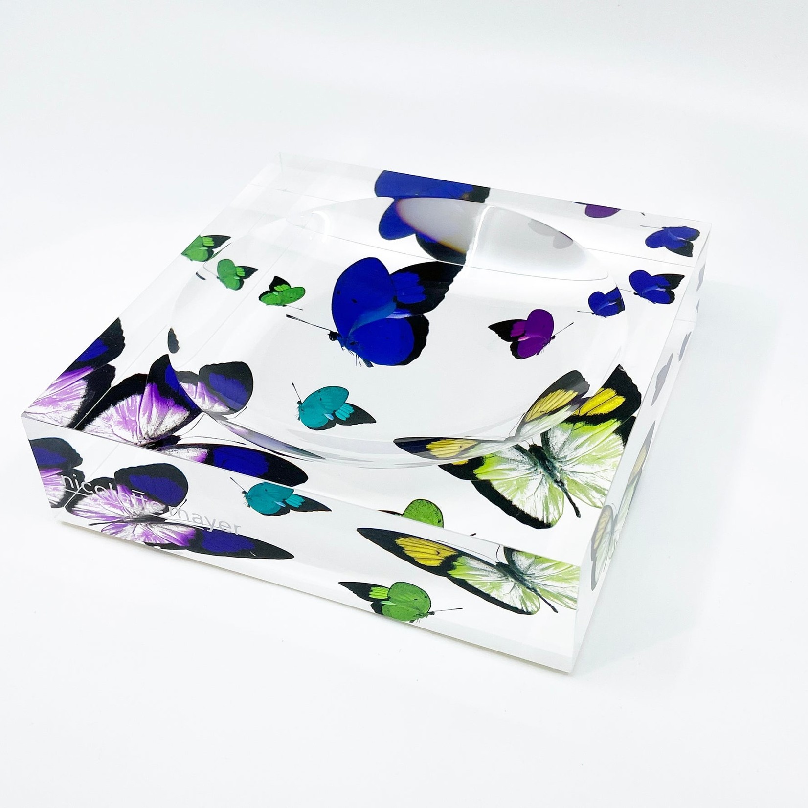 Acrylic Candy Tray, 6" x 6" - Jade