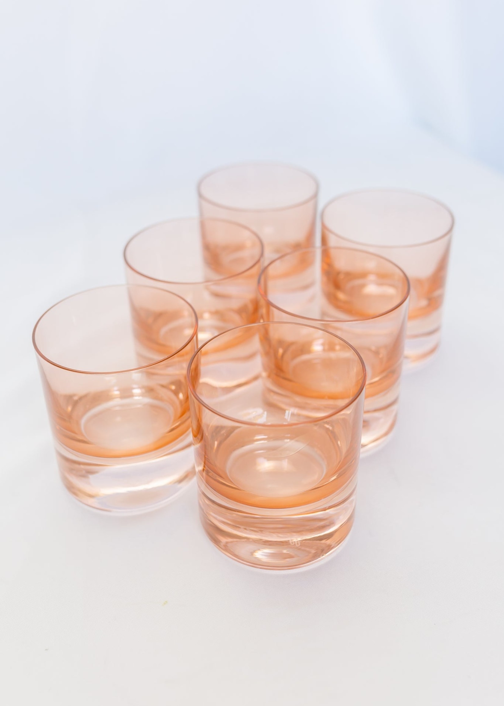 Colored Rocks Glass - Jade