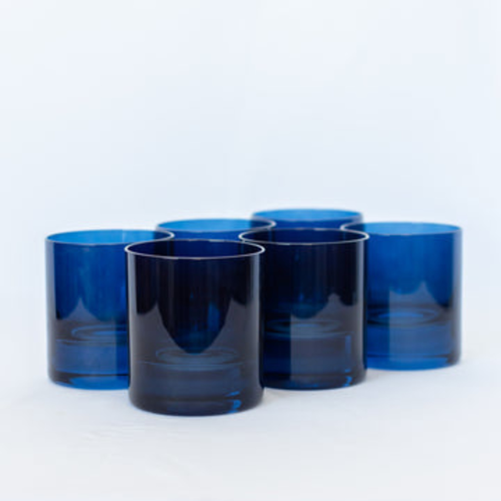 Colored Rocks Glass - Jade