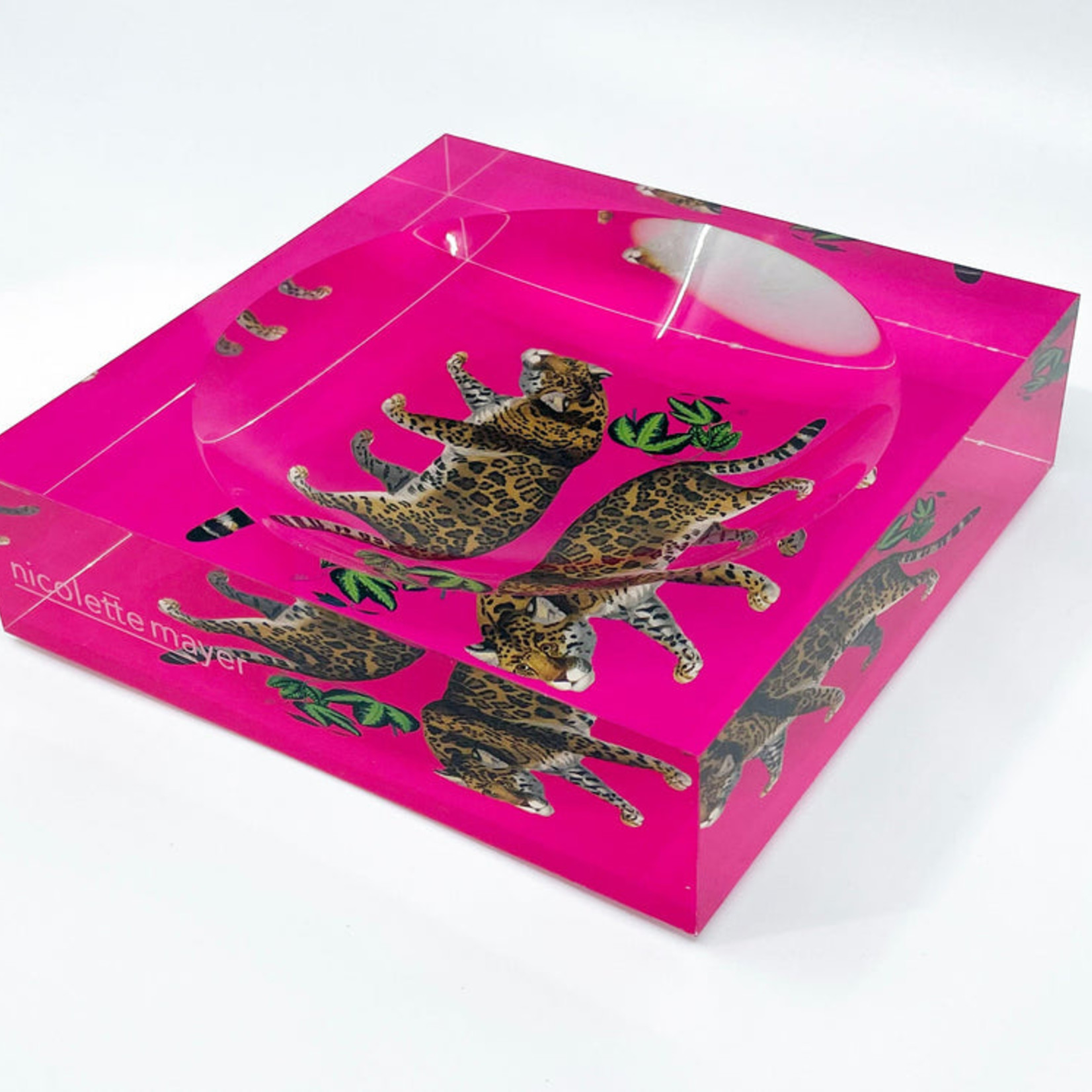 Acrylic Candy Tray, 6" x 6" - Jade