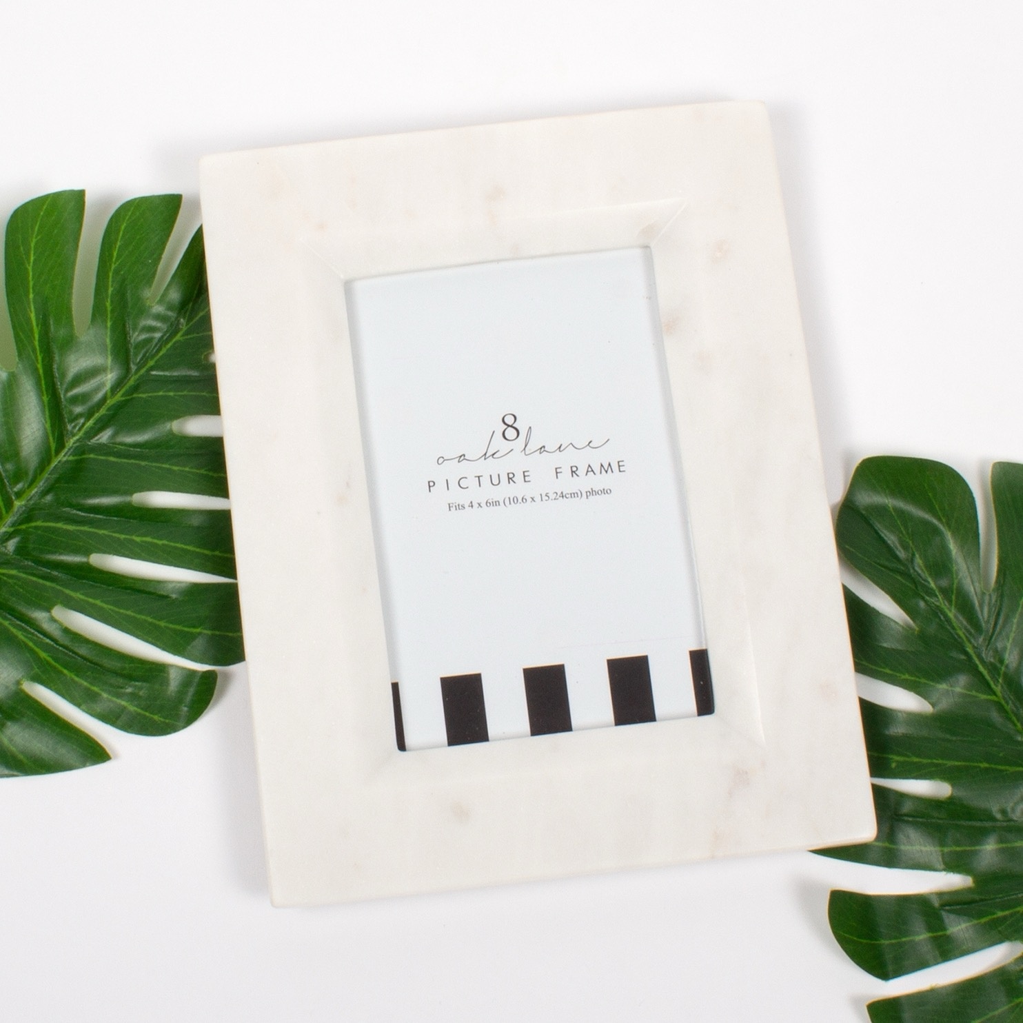 White Marble Frame - Jade