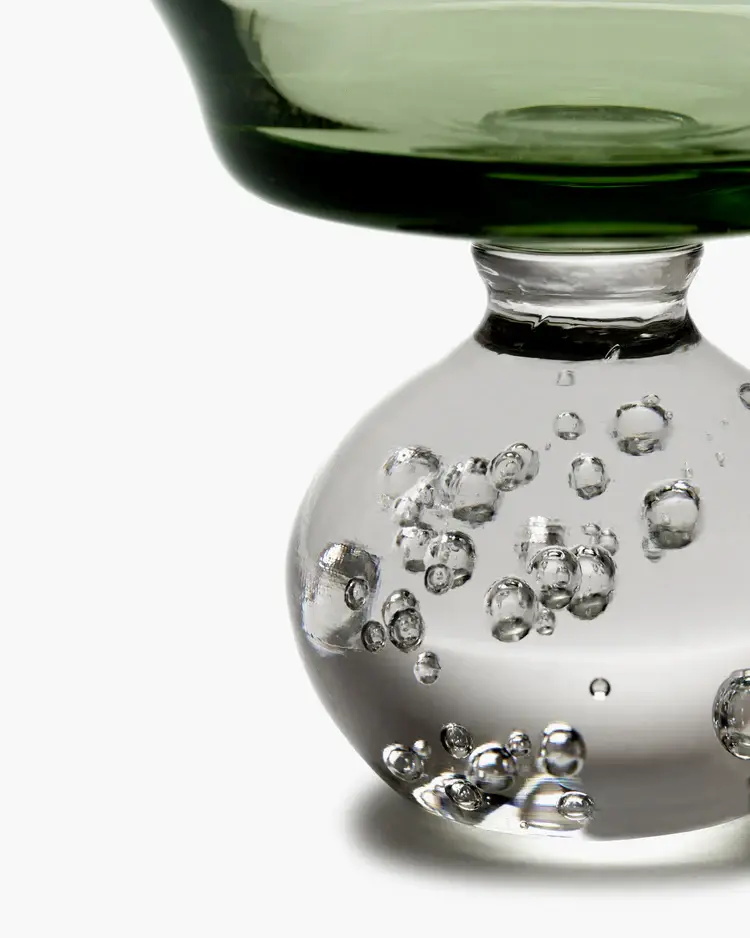 Stem Glass S Green Eternal Snow - Jade