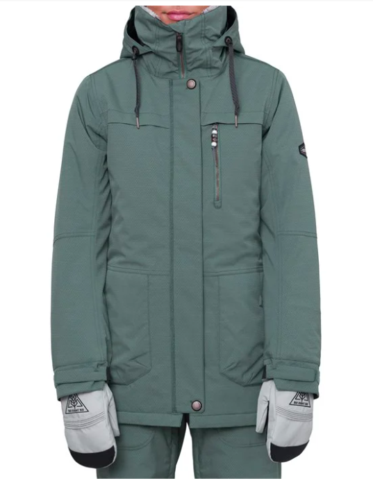 686 Women's Spirit Insulated Jacket Cypress Green Jacquard 2026 ...