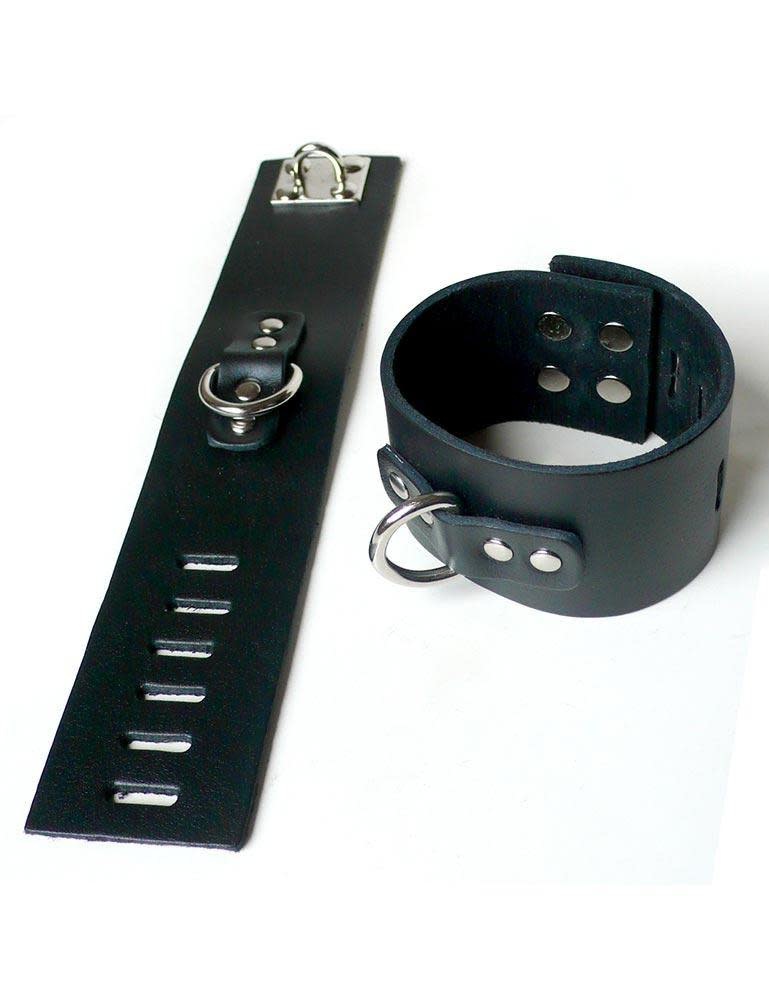 Stockroom Ankle Cuffs with D-Ring - Doghouse Leathers