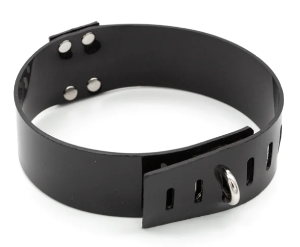 Stockroom PVC Collar with D-Ring - Doghouse Leathers