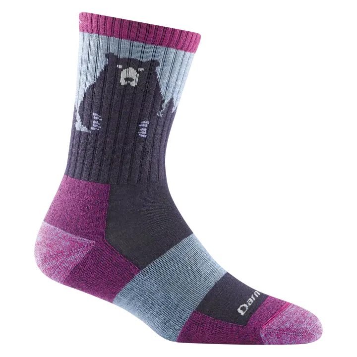 Darn Tough Women's Bear Town Micro Crew Lightweight Hiking Sock ...