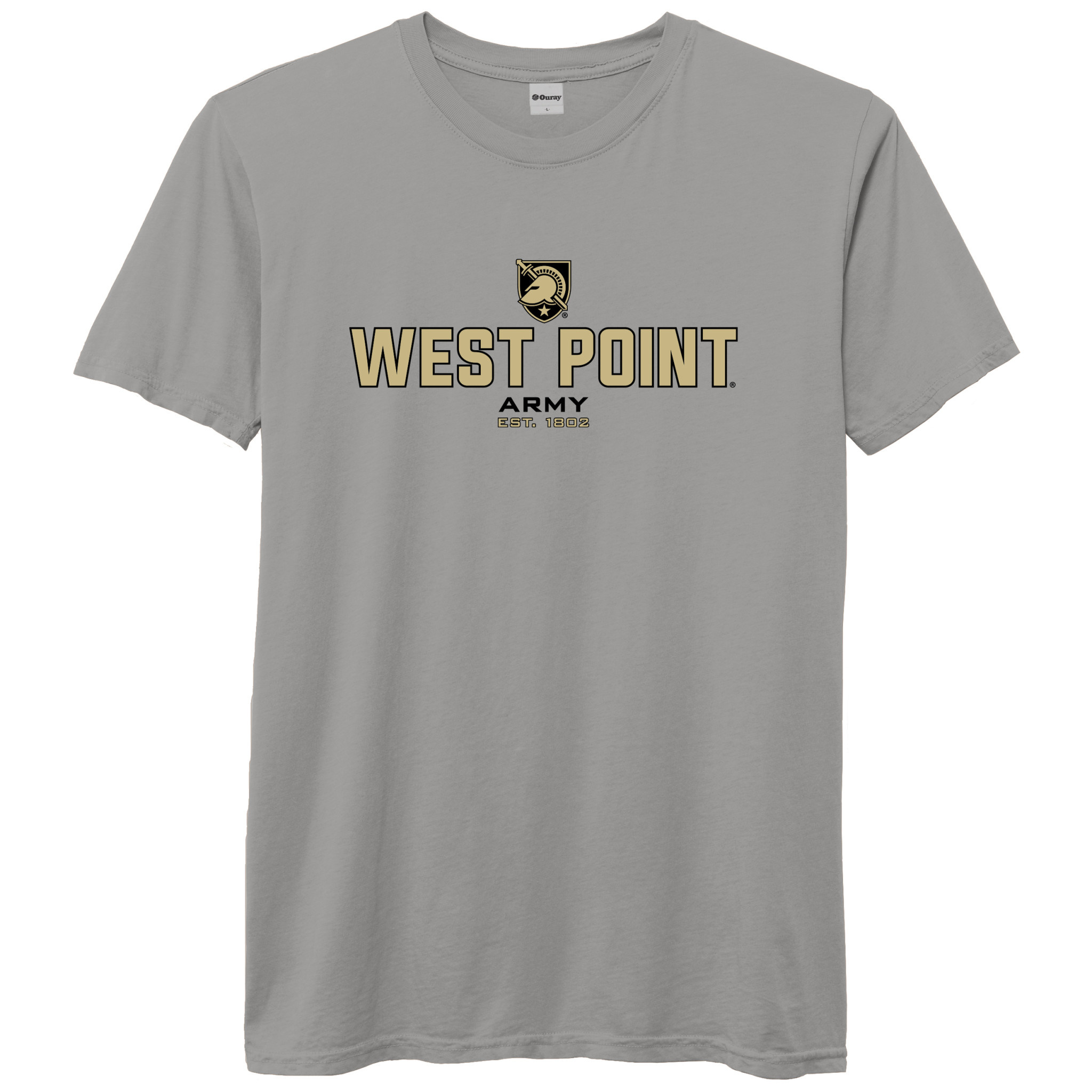 Ouray West Point/Shield Tee, Gray - Daughters of the U.S. Army Gift ...