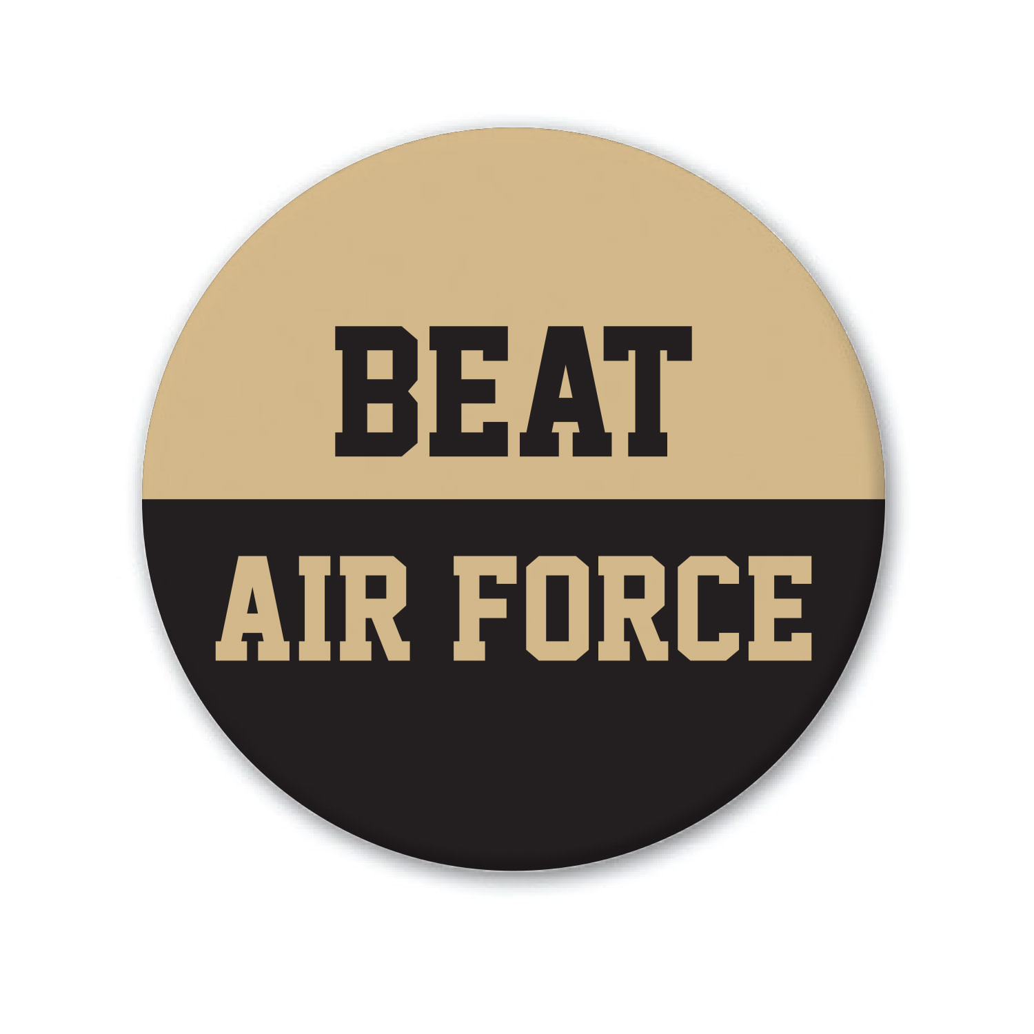 "Beat Air Force" Round Button, 2 inches - Daughters of the U.S. Army ...