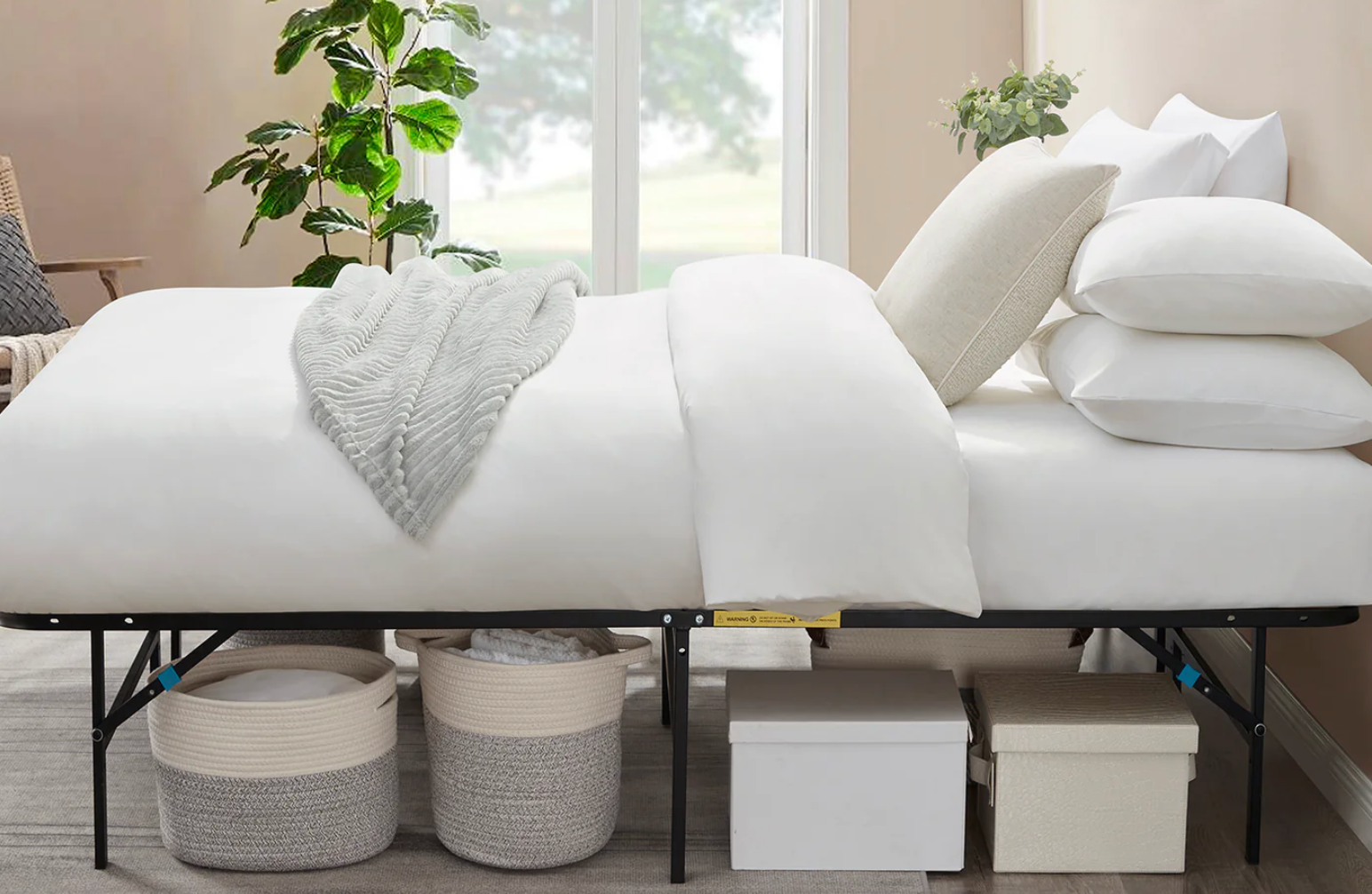 Metal Platform Frame - The Mattress and More Outlet Hiram