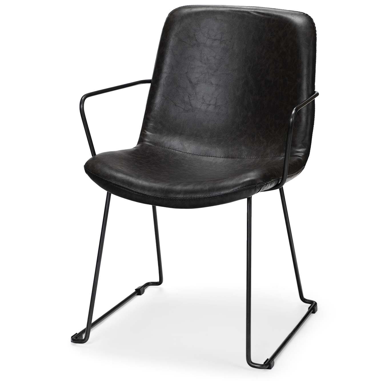 JANX DINING CHAIR BLACK - Portside Interiors