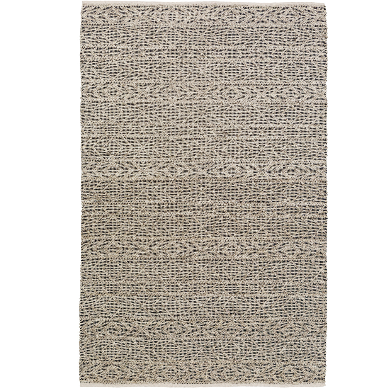 INGRID ZAG 12'X15' NEUTRAL CHARCOAL LIGHT GREY - Portside Interiors