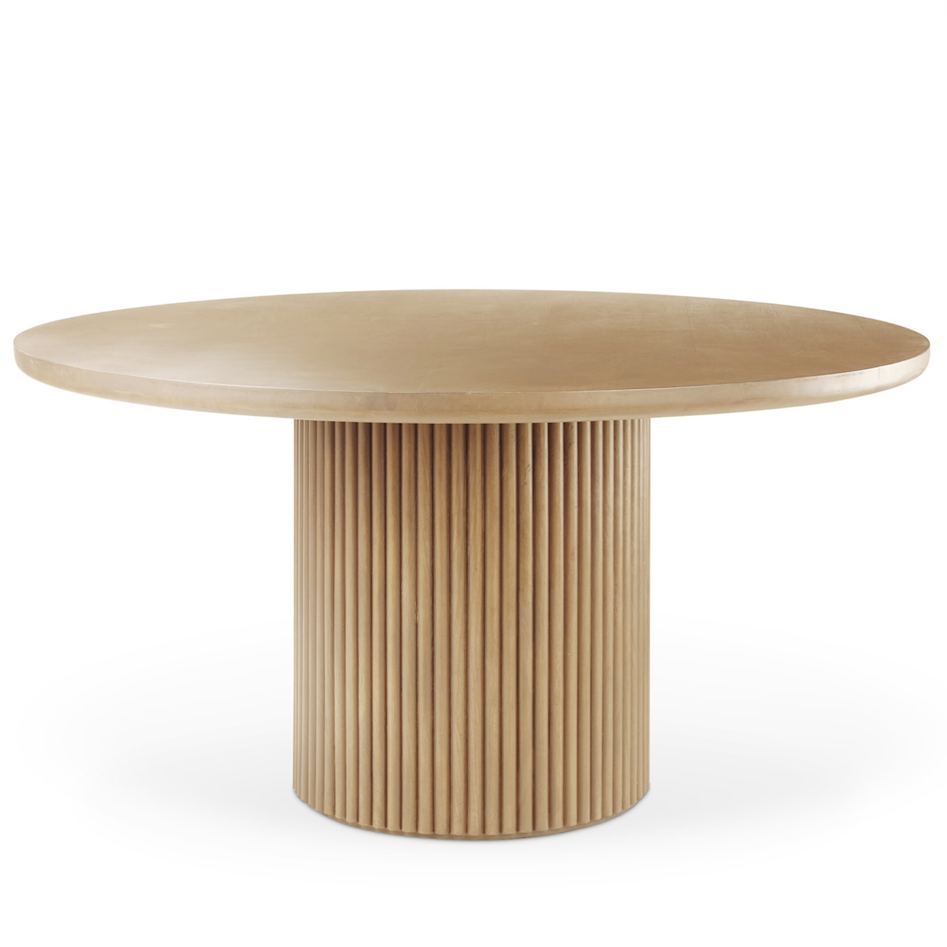 RALEIGH DINING TABLE ROUND 60" LIGHT - Portside Interiors