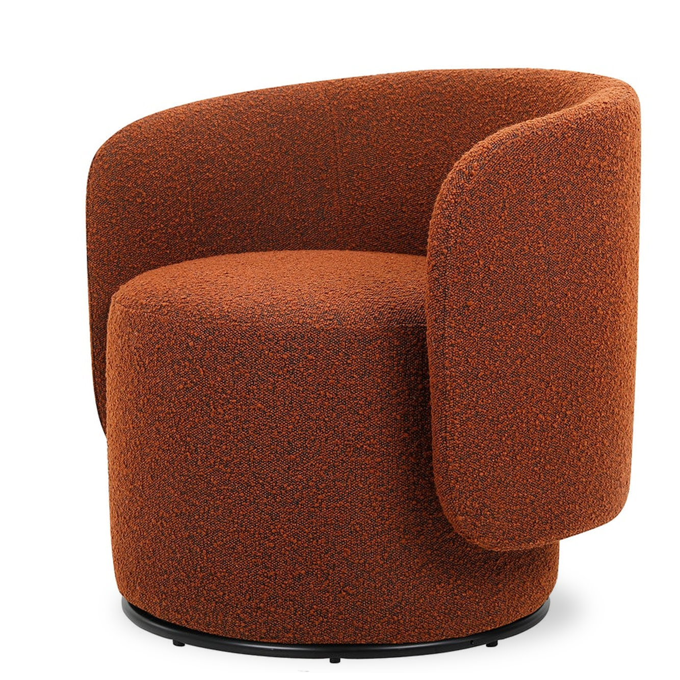 BLITZ SWIVEL CHAIR TERRACOTTA - Portside Interiors