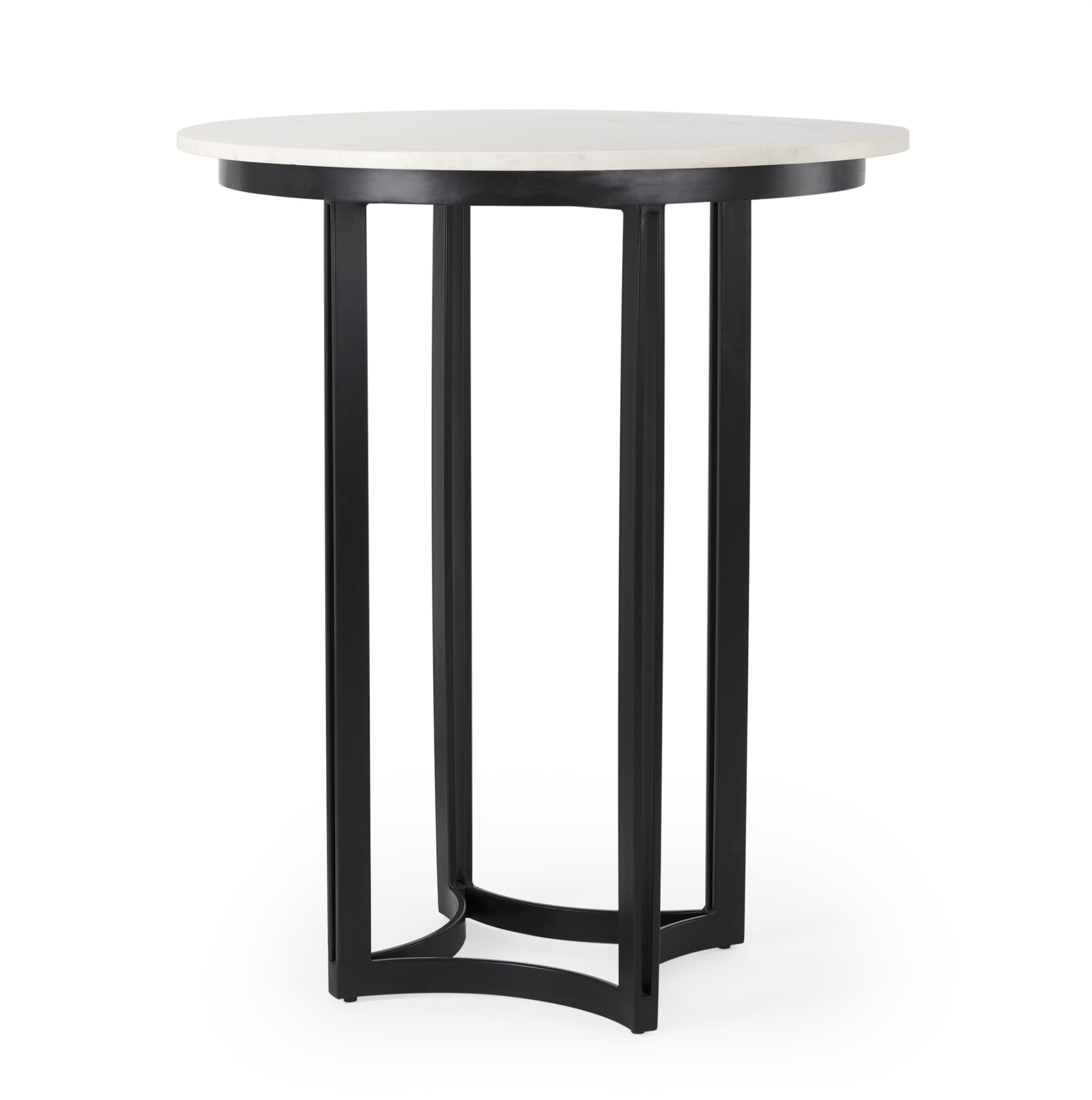 ELIXIR BAR TABLE ROUND 32" BLACK - Portside Interiors