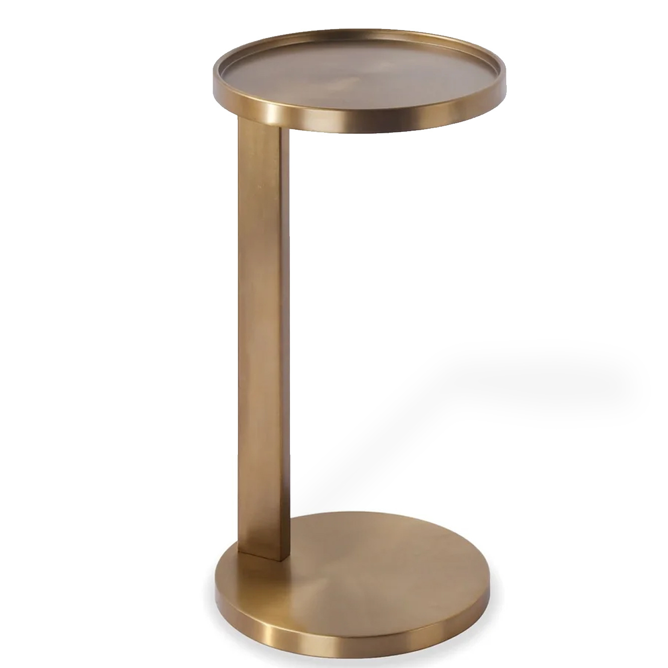 RAVEN SIDE TABLE BRASS - Portside Interiors