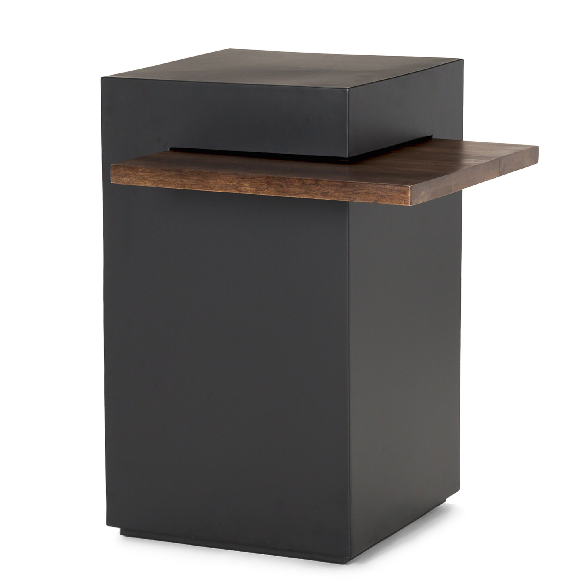 CHANCE SIDE TABLE METAL AND WOOD - Portside Interiors