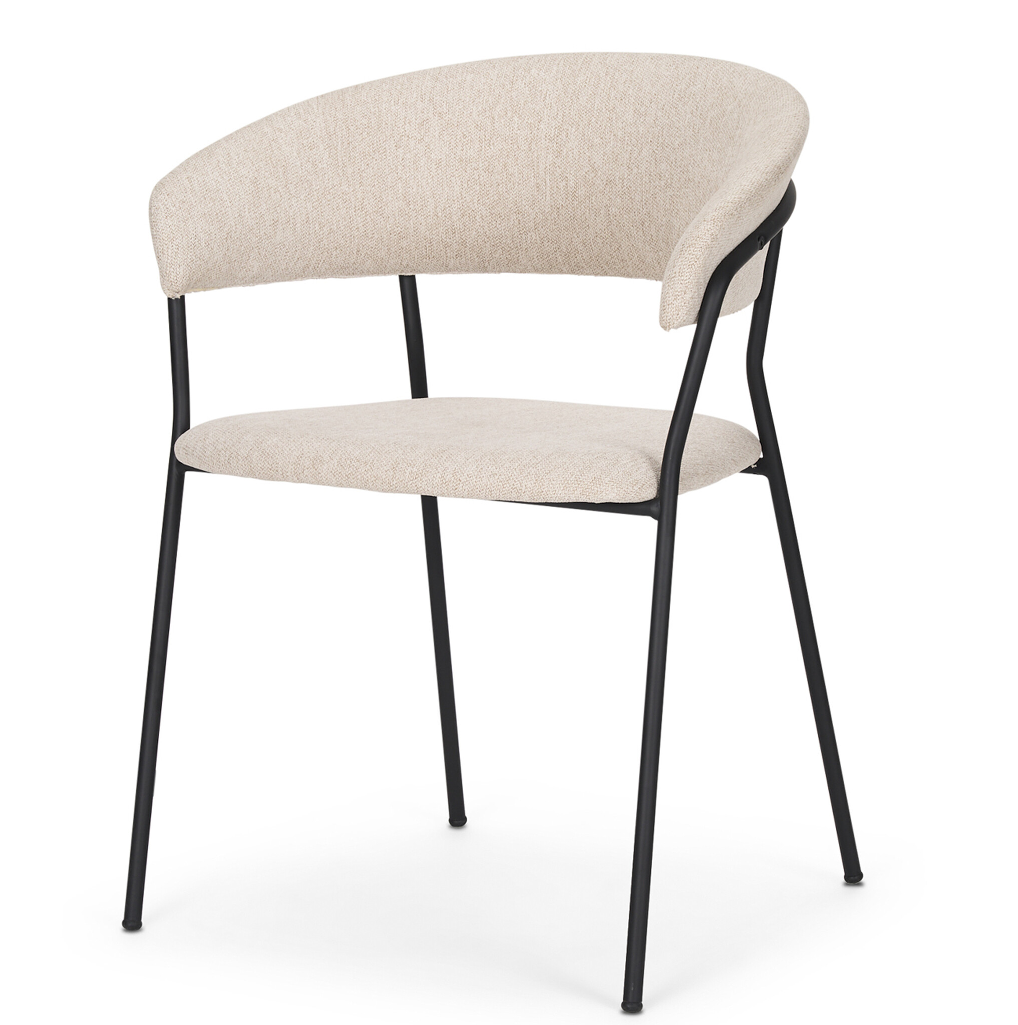 DRAKE DINING CHAIR OATMEAL - Portside Interiors