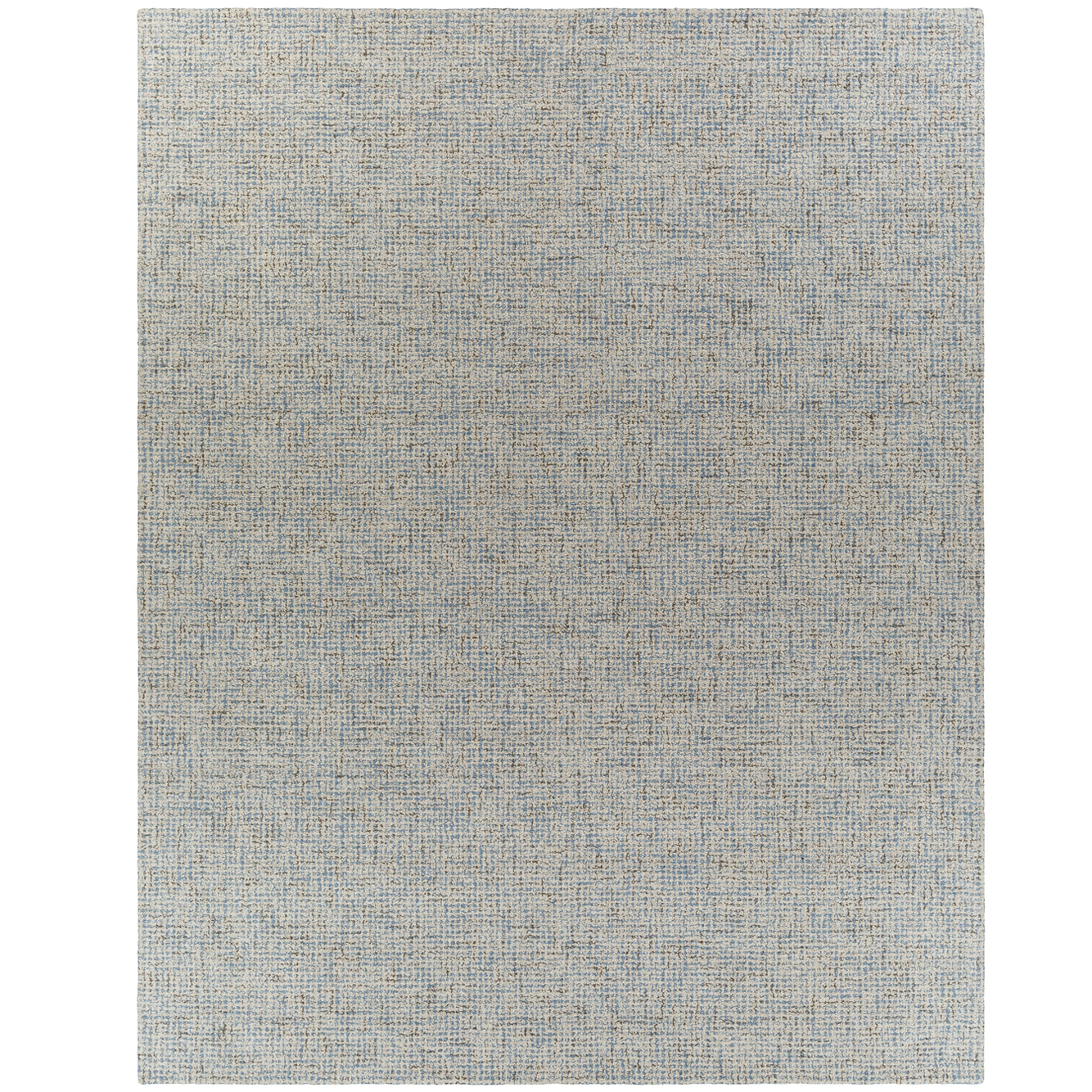 BREEZE WOOL 8' X 10' LIGHT BLUE OATMEAL GREY - Portside Interiors