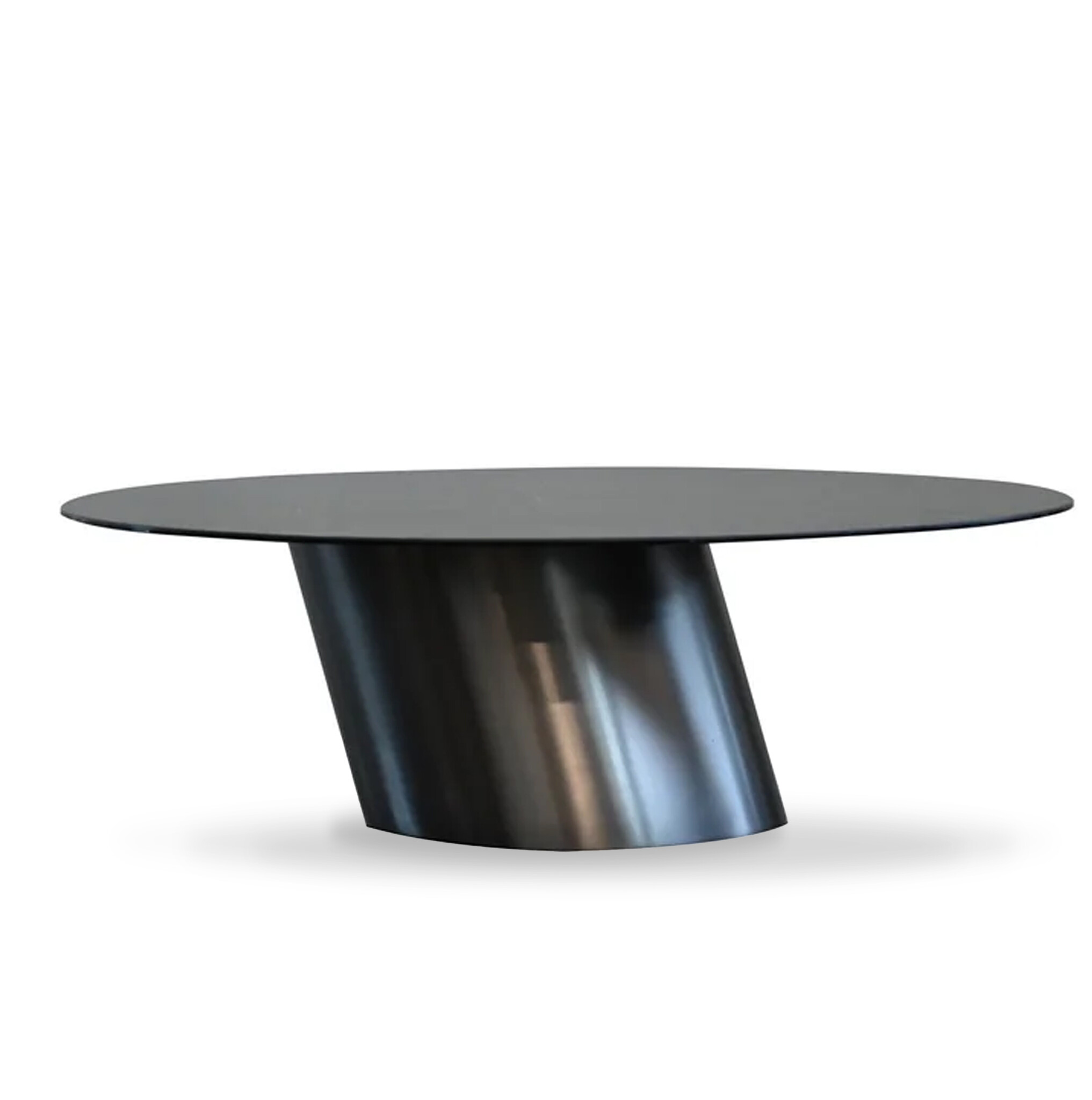 TILT COFFEE TABLE CERAMIC BLACK - Portside Interiors