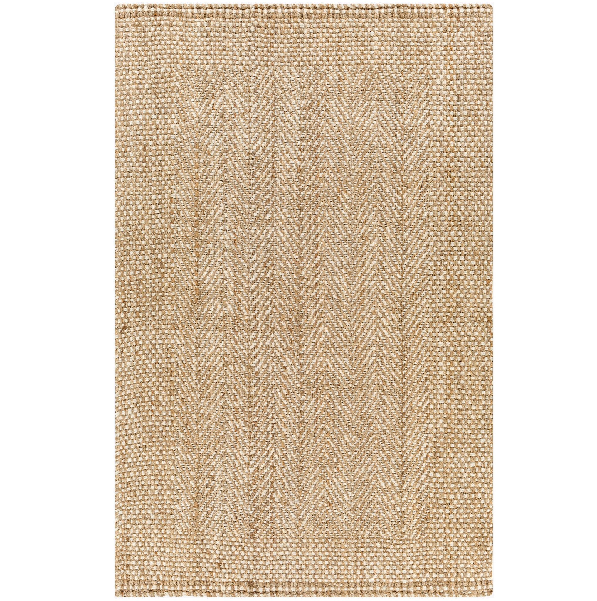 KEENAN JUTE RUG 6' X 9' NATURAL BLONDE - Portside Interiors