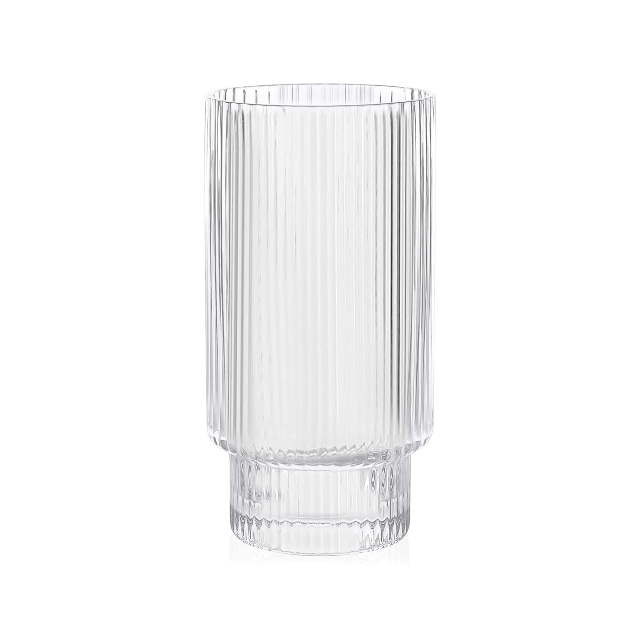 RIBBED HIGHBALL SET-4 - Portside Interiors