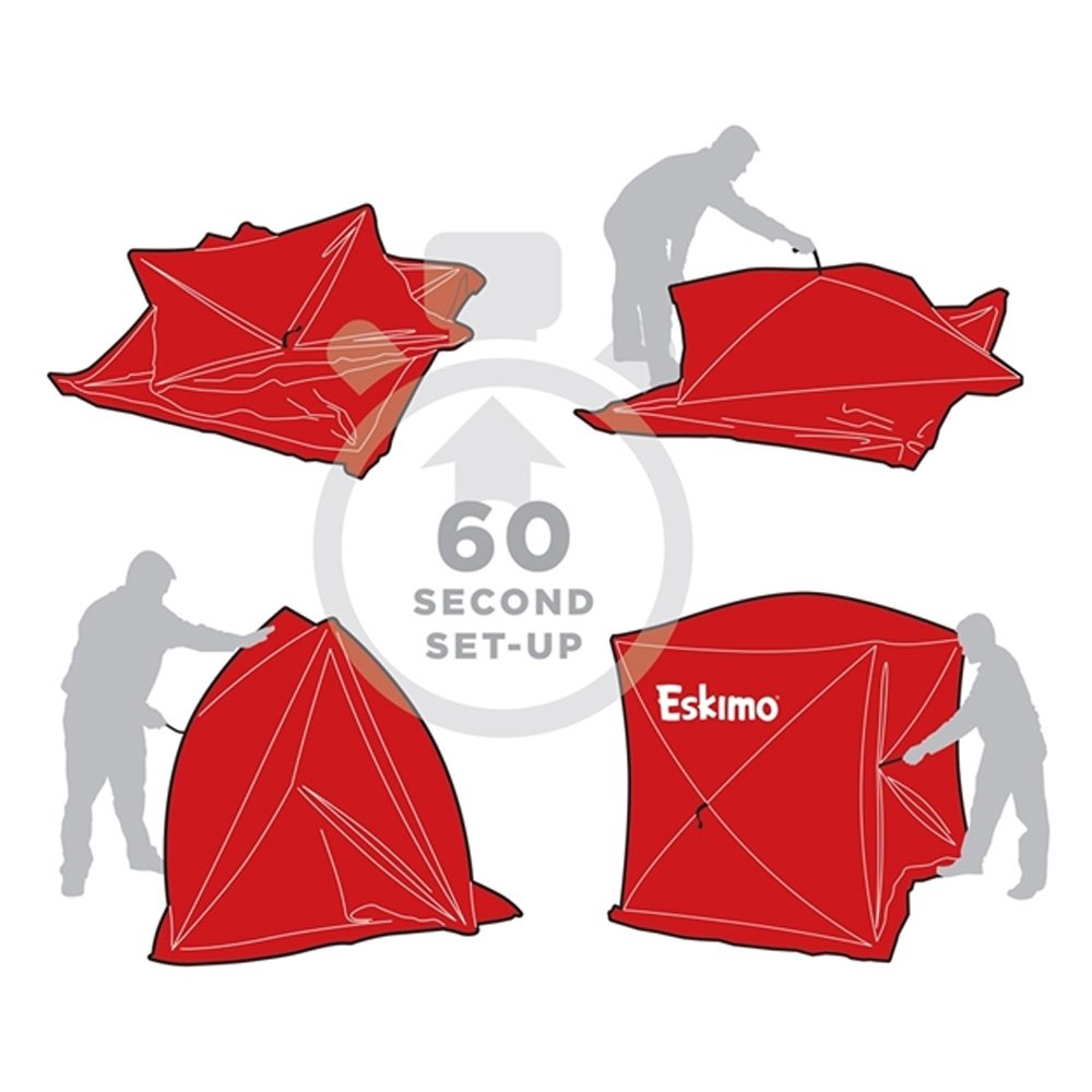 ESKIMO QUICKFISH 2 - POP-UP PORTABLE ICE SHELTER - Lefebvre's Source ...