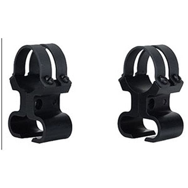 WEAVER STEEL LOCK MOUNT .22 CAL SEE-THRU SCOPE RINGS - #T-9 - 1" MATTE ...