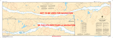 CANADIAN HYDROGRAPHIC SERVICE MARINE CHART - 1555 - LAC LA CAVE ...