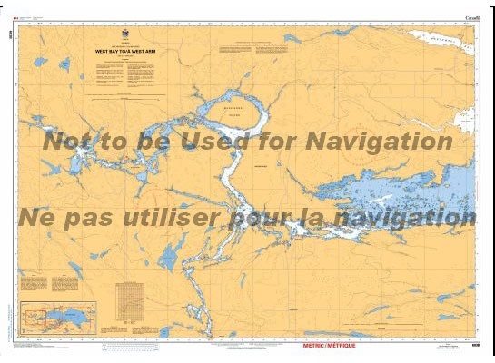 CANADIAN HYDROGRAPHIC SERVICE MARINE CHART - 6038 - LAKE NIPISSING ...