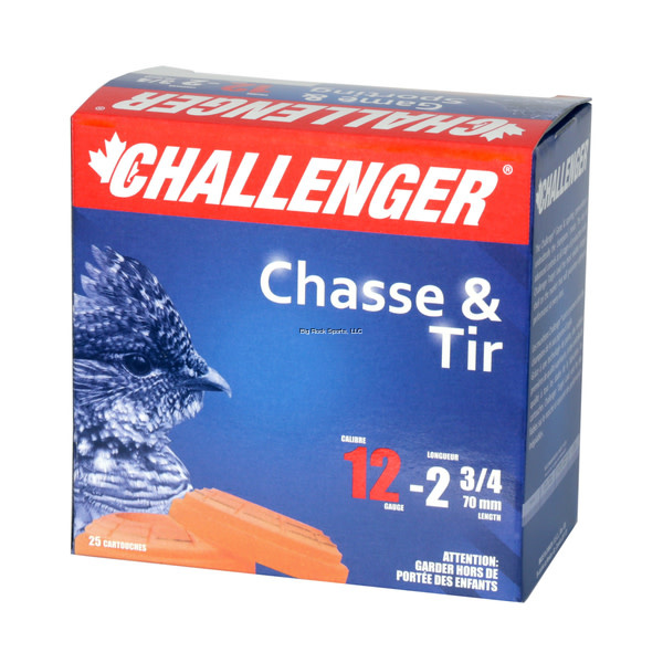 CHALLENGER 12 GAUGE 1-1/4 OZ - 2-3/4" #BB SHOT MAGNUM (25 SHOTSHELLS ...