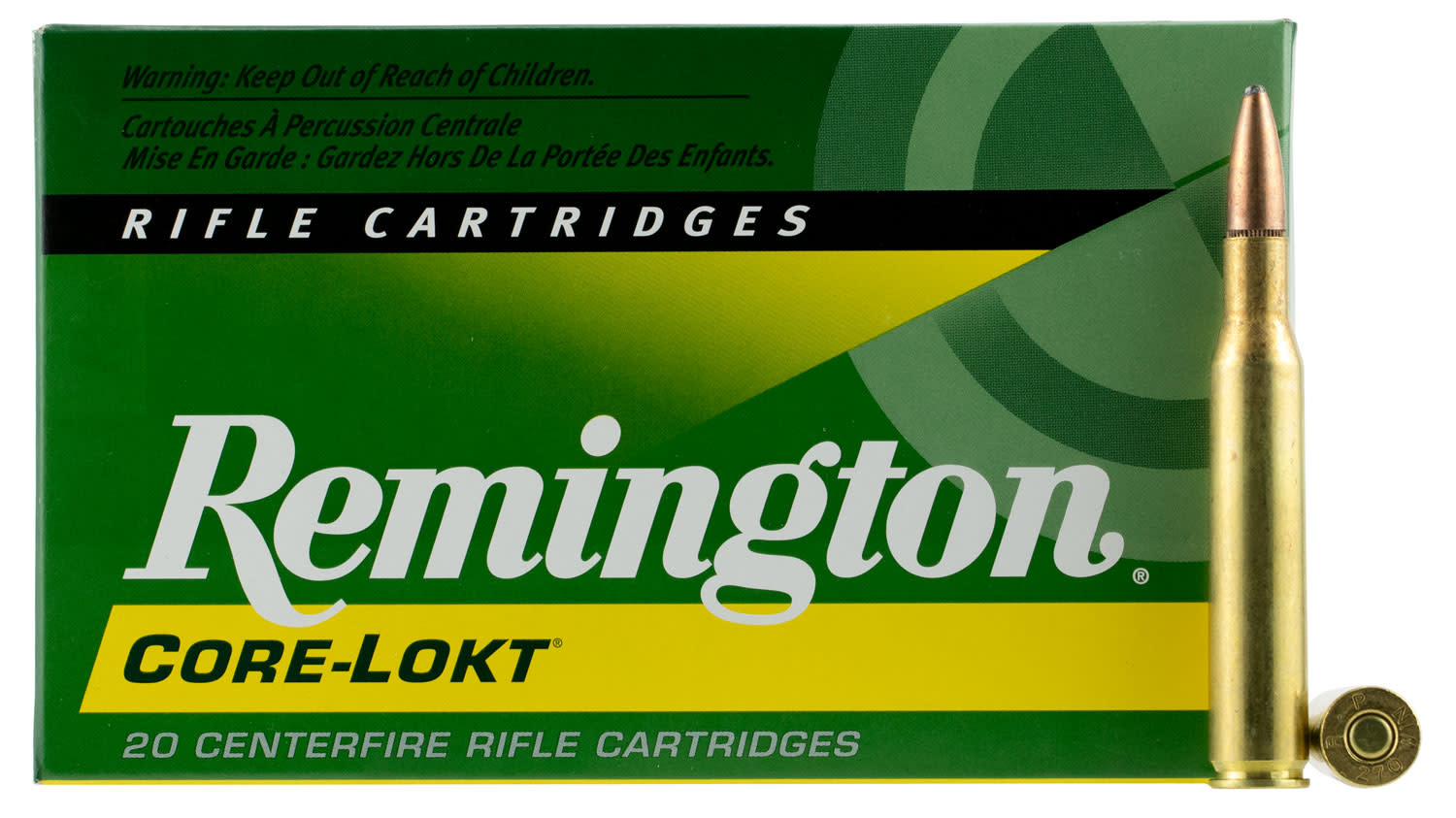 REMINGTON .270 WIN (PSP) - 130GR - CORE LOKT (20 CARTRIDGES) - Lefebvre's