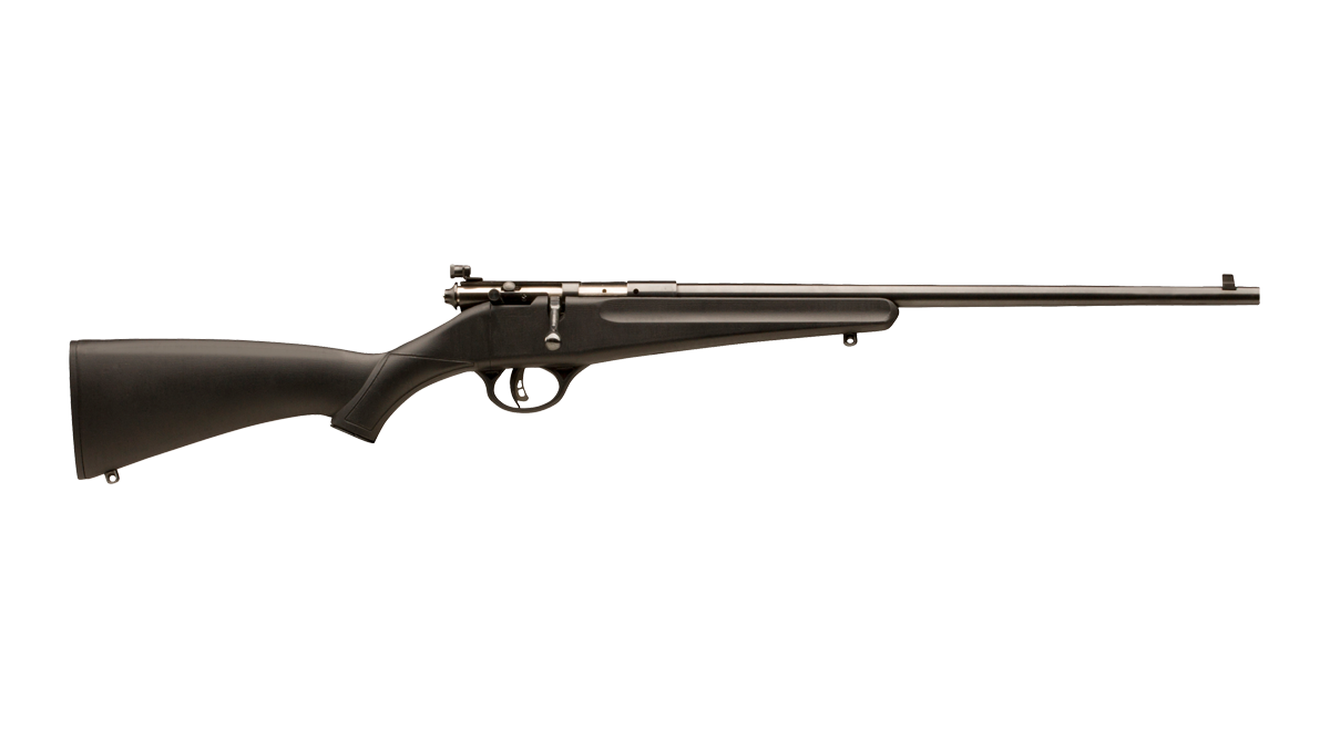 SAVAGE RASCAL LEFT-HANDED BOLT-ACTION RIFLE (1 ROUND) .22 LR - BLACK ...