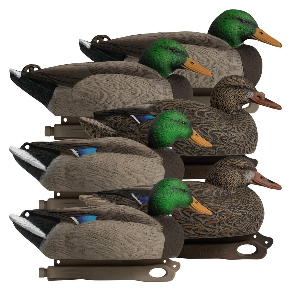 HARDCORE RUGGED SERIES STANDARD MALLARD DUCK DECOYS (6 PACK) - Lefebvre's