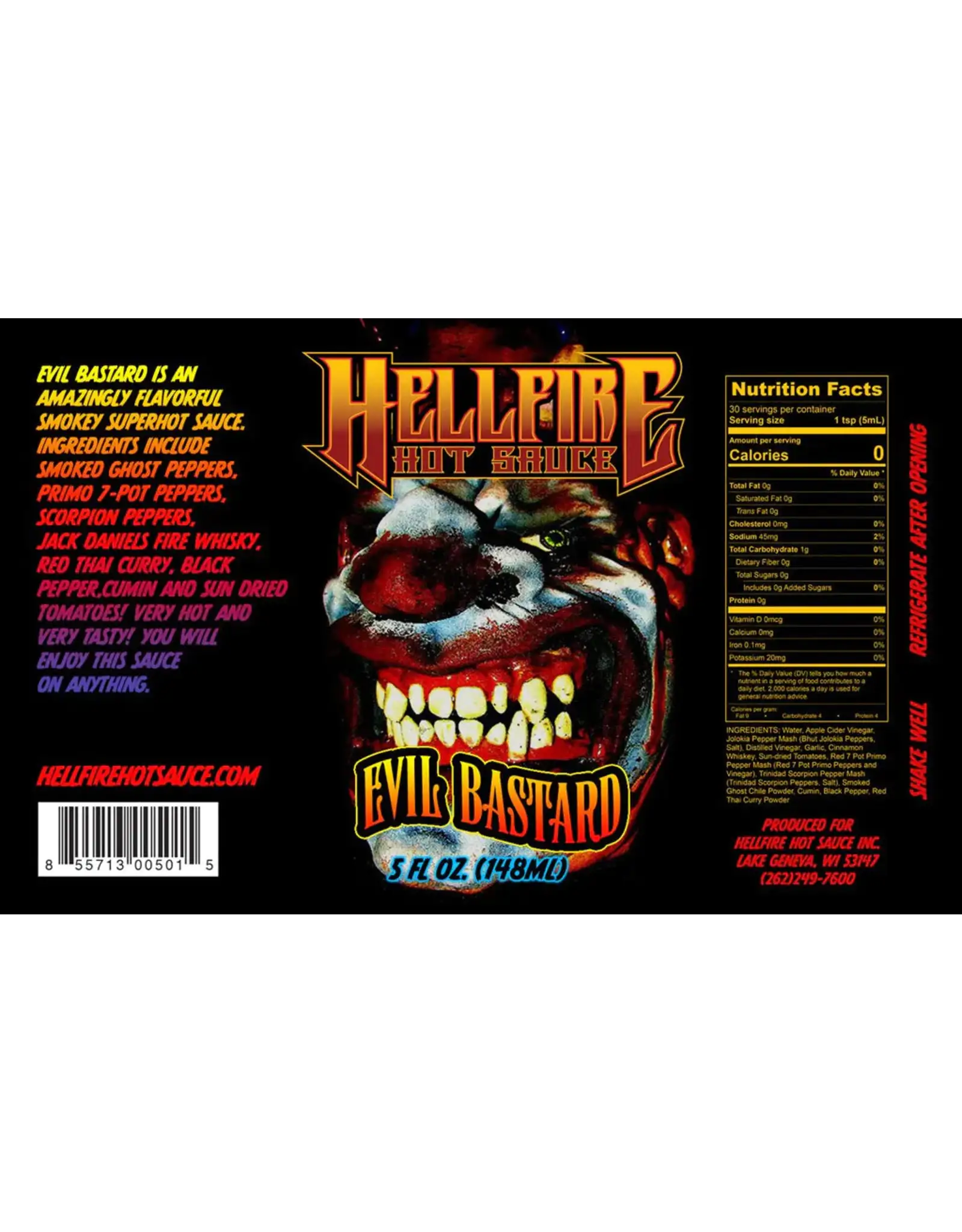 Hellfire Evil Bastard - Shack à Sauce