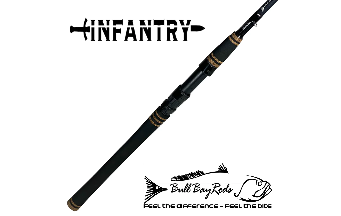 Bull Bay Infantry Rod 7' 8-17# Medium Power Fast Action - Estero River ...
