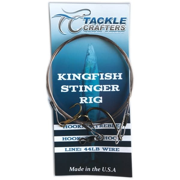 TACKLE CRAFTERS Kingfish Stringer Rig - #4 Treble Hook - 44# wire ...