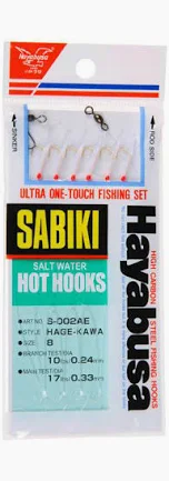 Hayabusa Sabiki Bait Rigs RED - Estero River Outfitters