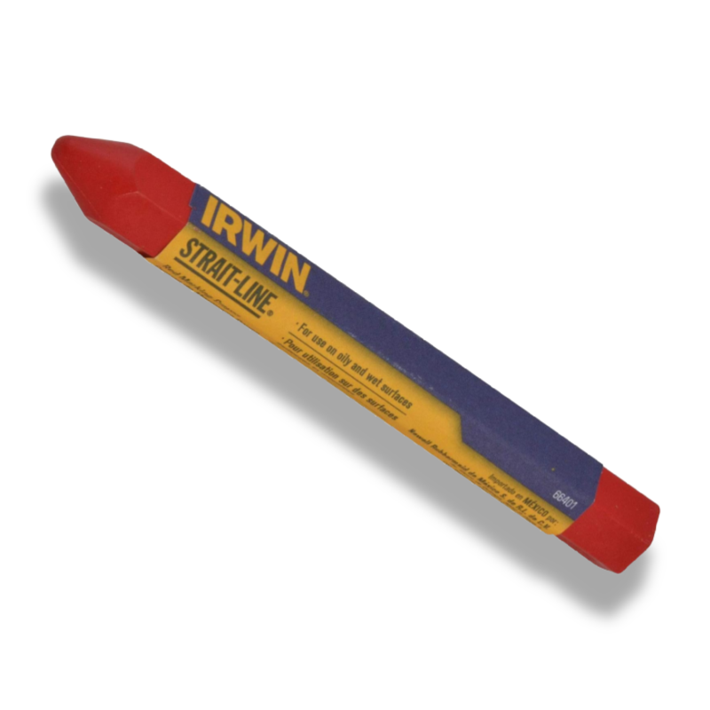 Irwin Permanent Lumber Crayon, Red - Whatchamacallit Tools