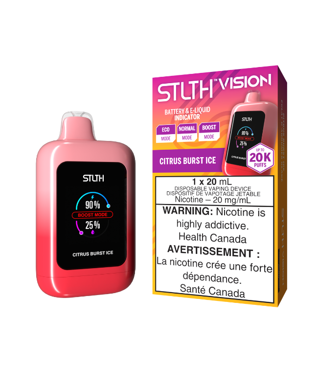 STLTH VISION 20K - Citrus Burst Ice 20 mg - ON - Vapanada