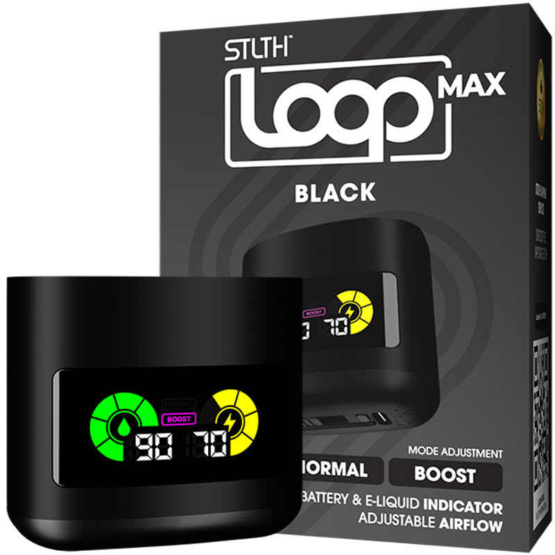 LOOP MAX Device - 1000 mAh - Black - Vapanada