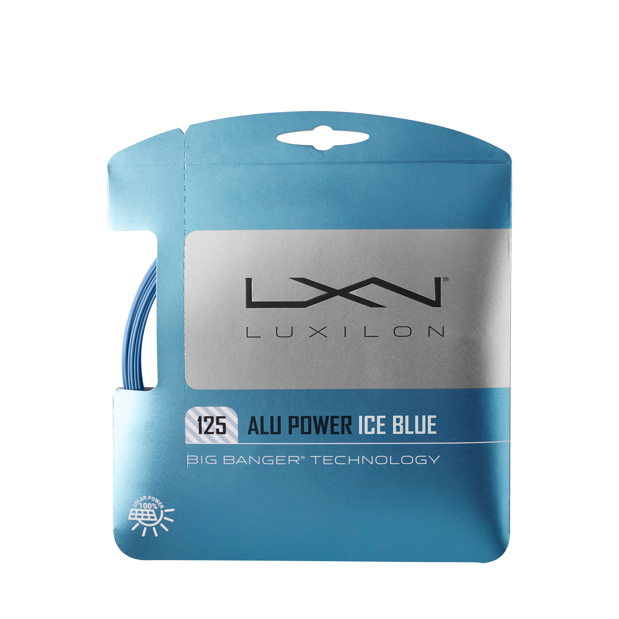 Luxilon Alu Power Ice Blue Tennis Strings 125/17 - World Tennis Miami