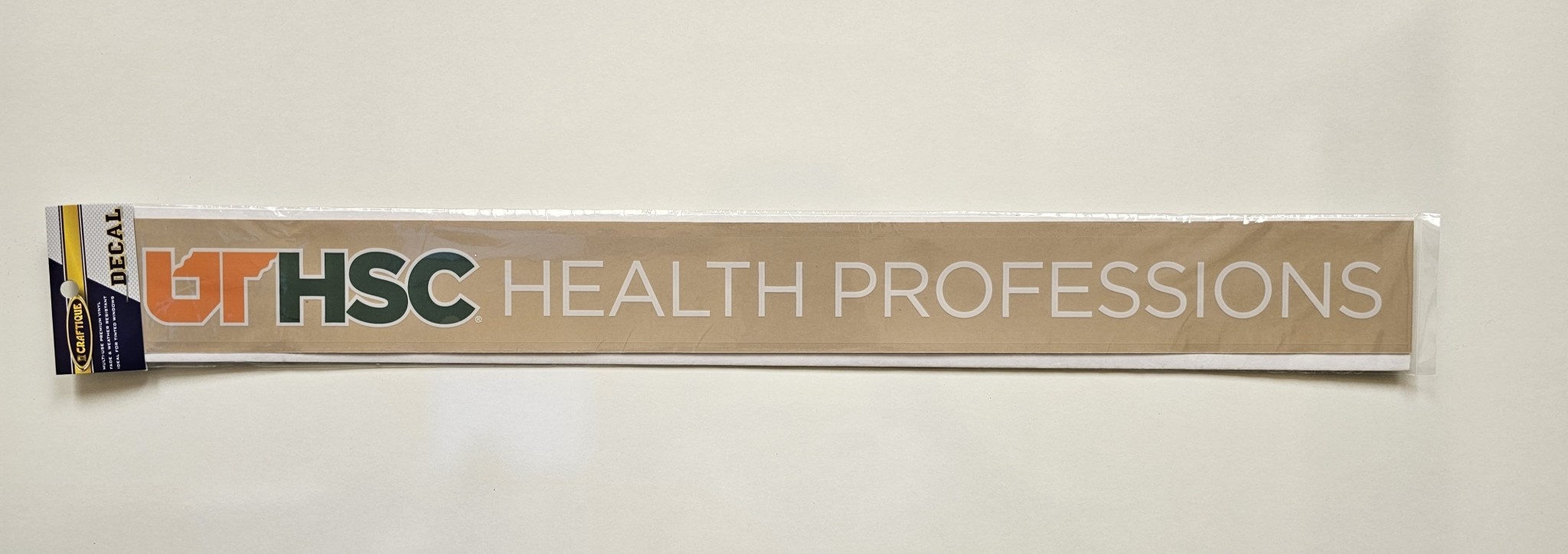 CRAFTIQUE HEALTH PROFESSIONS DECAL 18" - HSC HUB