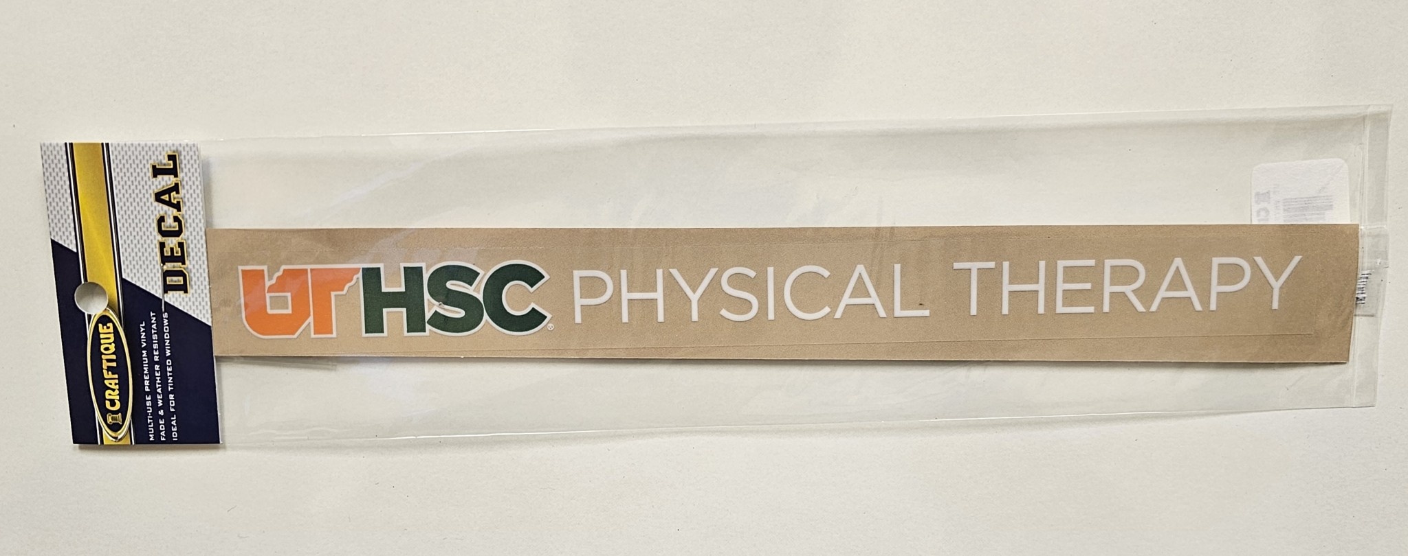 CRAFTIQUE PHYSICAL THERAPY DECAL 12" - HSC HUB
