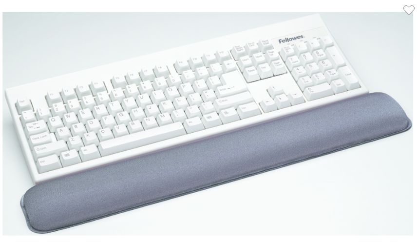 FELLOWES GEL WRIST REST 18.5 PLATINUM - HSC HUB
