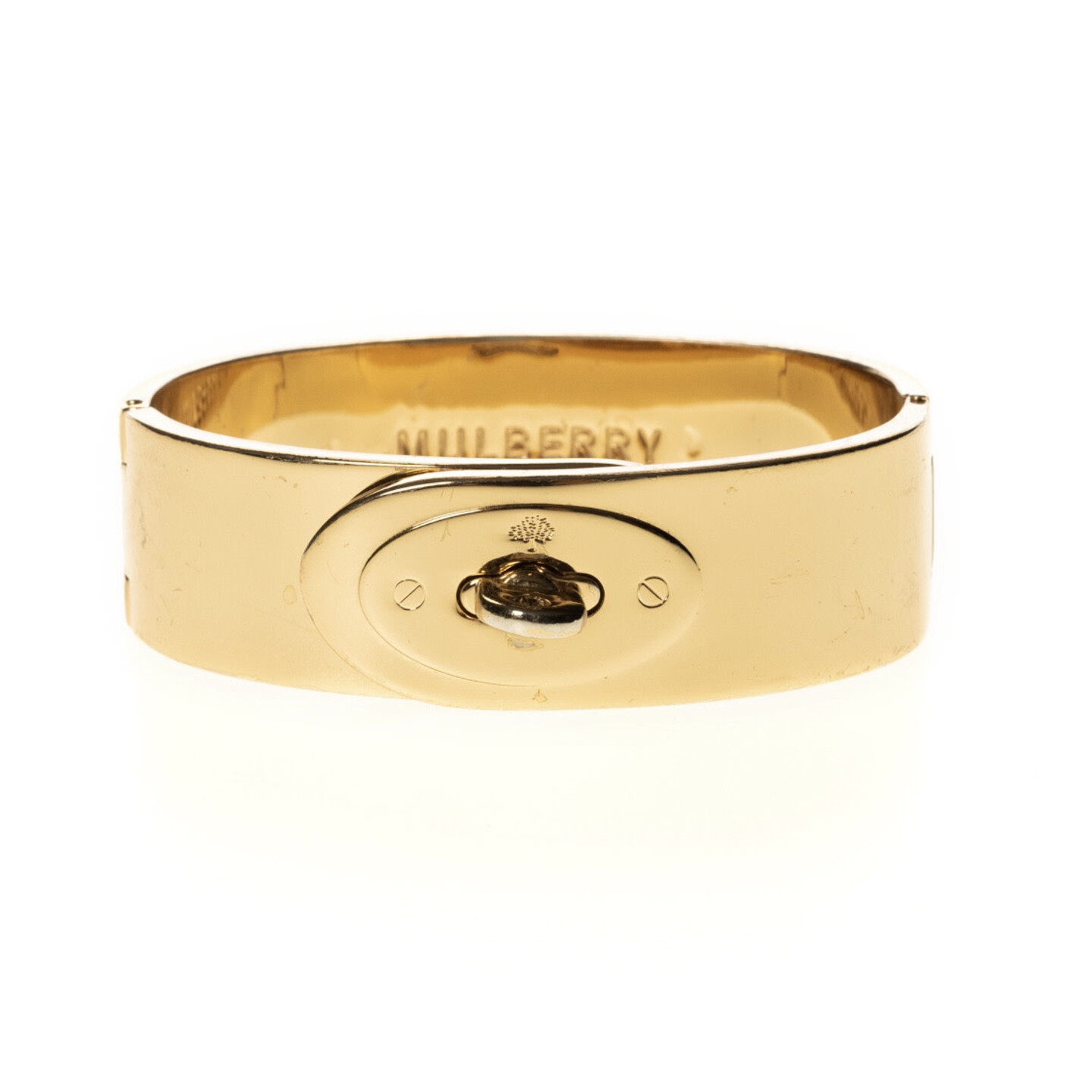 MULBERRY BAYSWATER GOLD TONE BRACELET - CRTBLNCHSHP