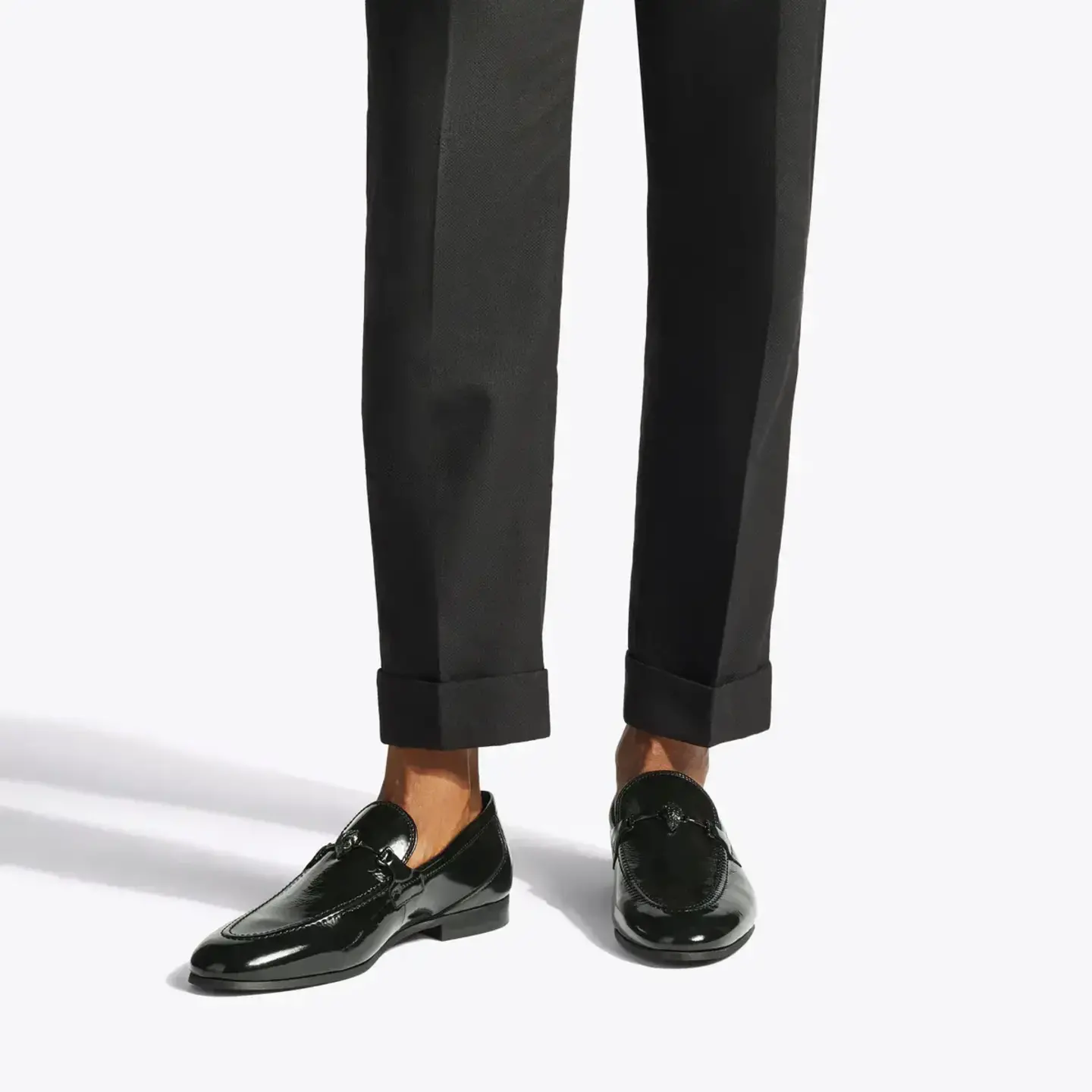 KURT GEIGER ALI LOAFER (45) BLACK PATENT - CRTBLNCHSHP