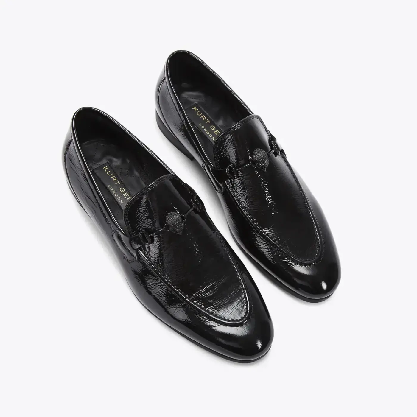KURT GEIGER ALI LOAFER (45) BLACK PATENT - CRTBLNCHSHP