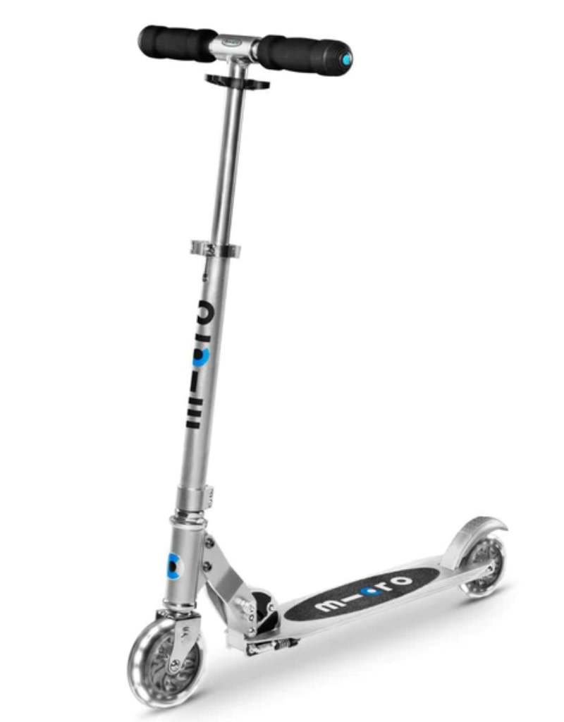 Micro Sprite LED Scooter - Silver Matte - The Swag Sisters Toy Store